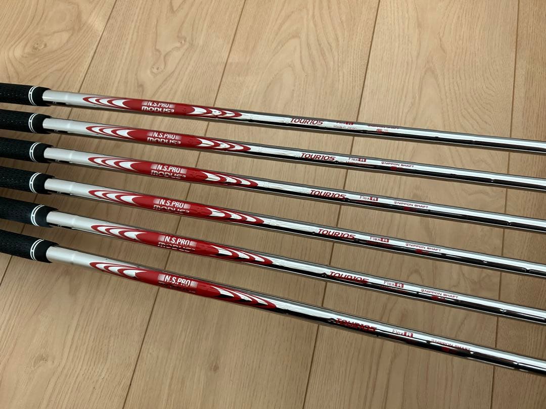 ほぼ未使用 特注シャフトSRIXON ZXi5 アイアンセット 6本 レフティ