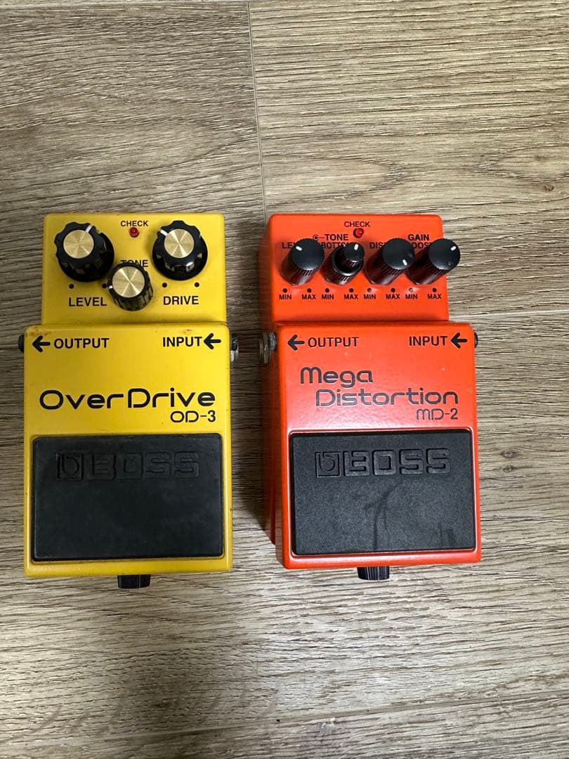 ギター OD-3 Over Drive + Mega Distortion MD-2