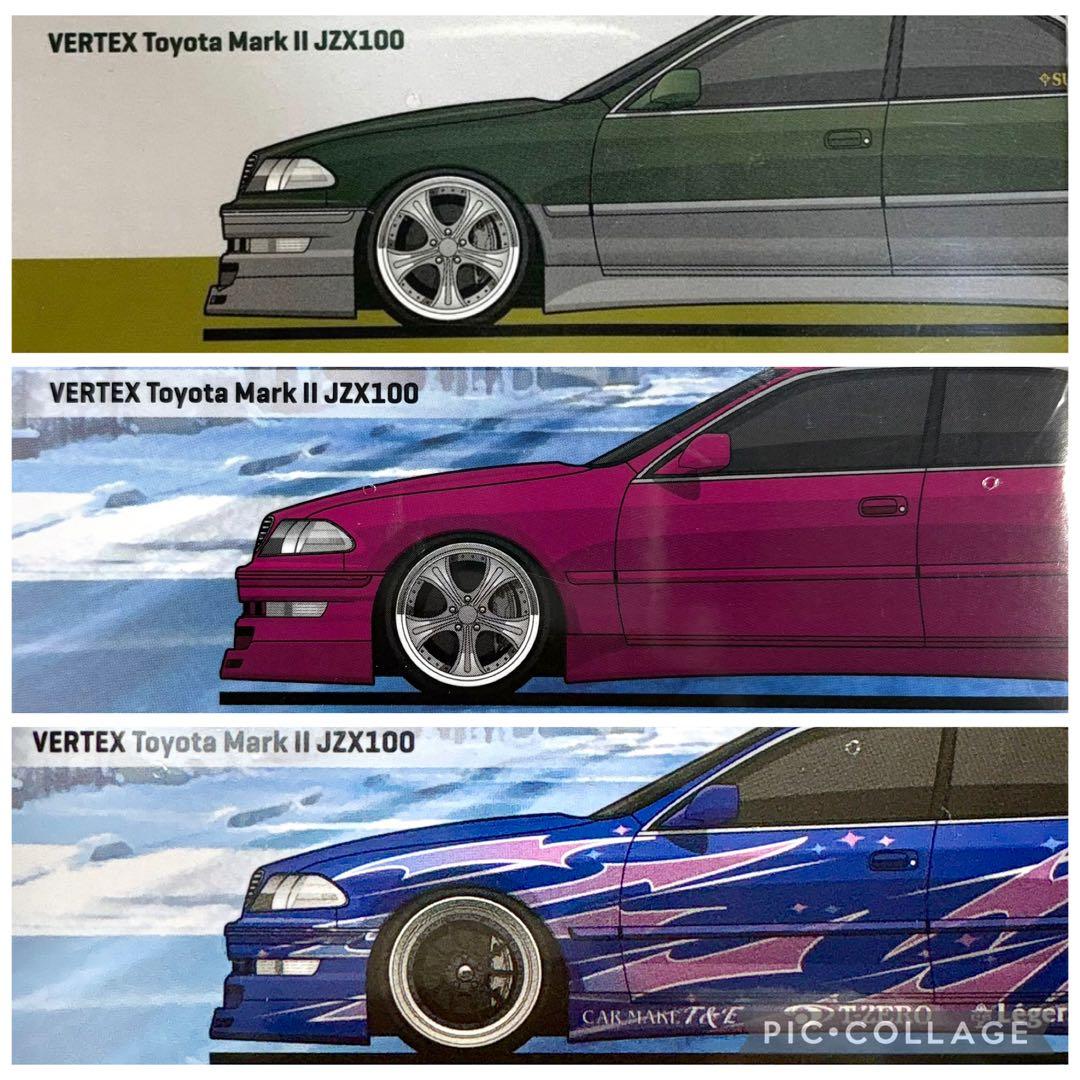 ターマックワークス　VERTEX トヨタ マークII JZX100 3台セット