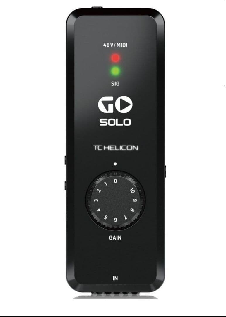 スマホ&PC TC HELICON GO SOLO オーディオインターフェイス
