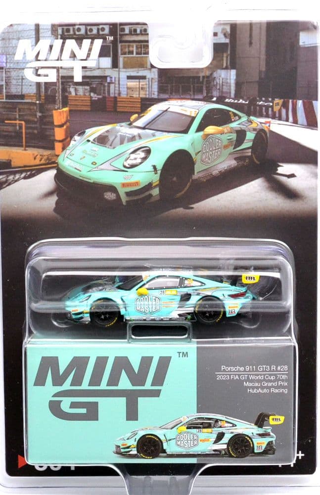 ミニカー MINI GT PORSCHE 911 GT3 HUBAUTO GT