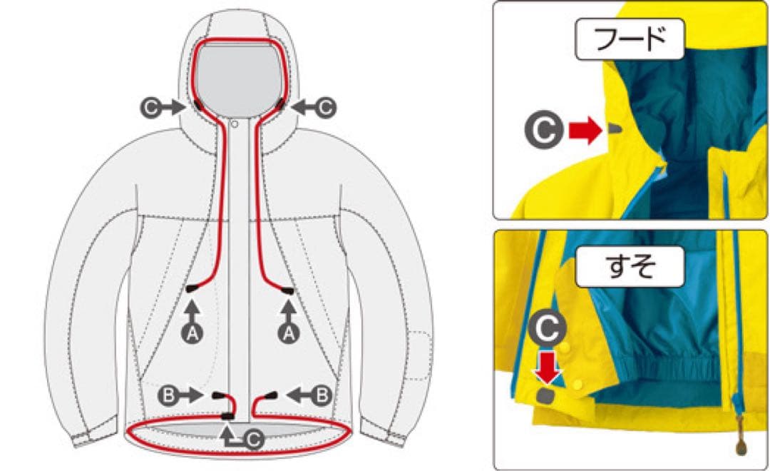 mont-bell スノーウェア　130センチ（115-135センチ対応）
