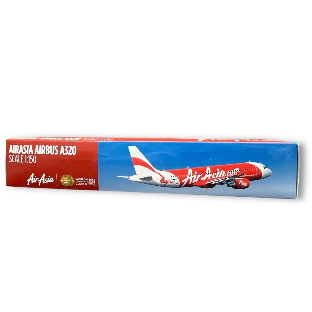 新品 AIR ASIA 1/150スケール エアバス A320 飛行機 模型