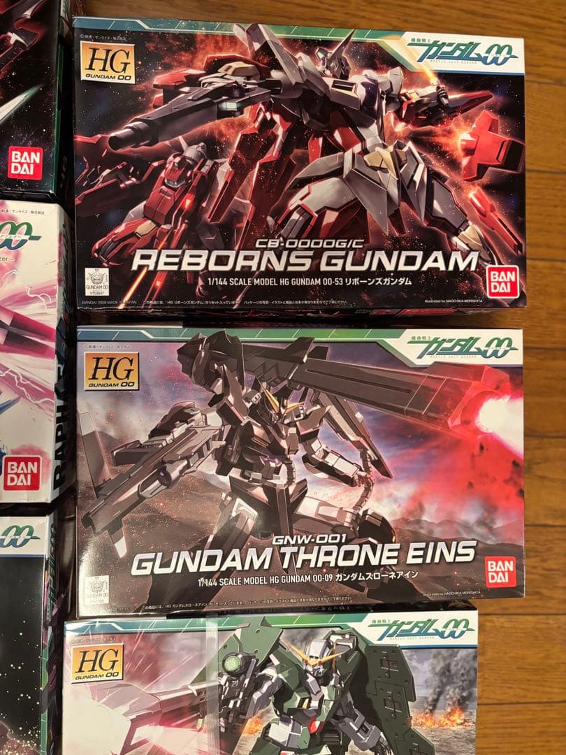 ⑨機動戦士ガンダム00シリーズ　HG 1/144 7点セット！！