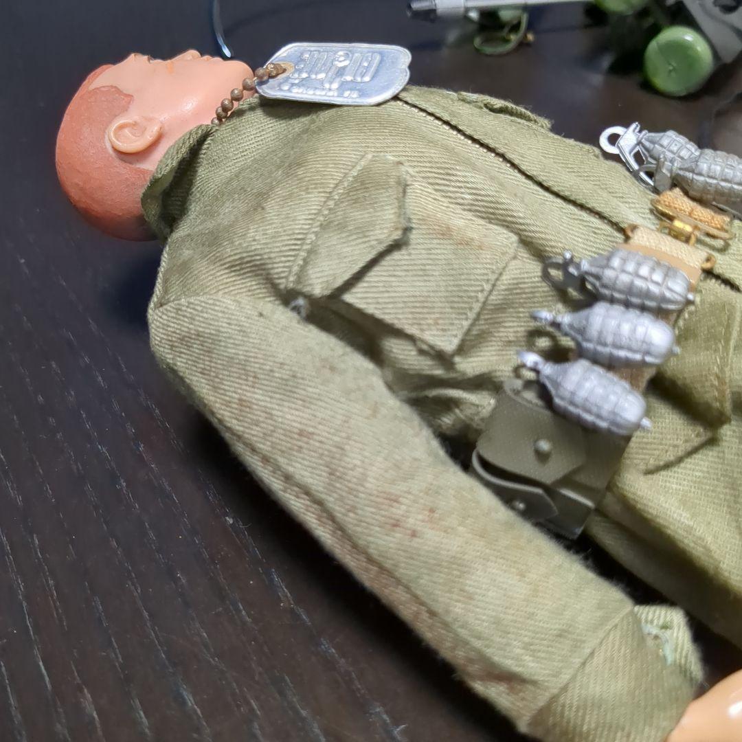 60年代　GIJOE　GIジョー　箱付き　M51フィールドコート　火炎放射器など