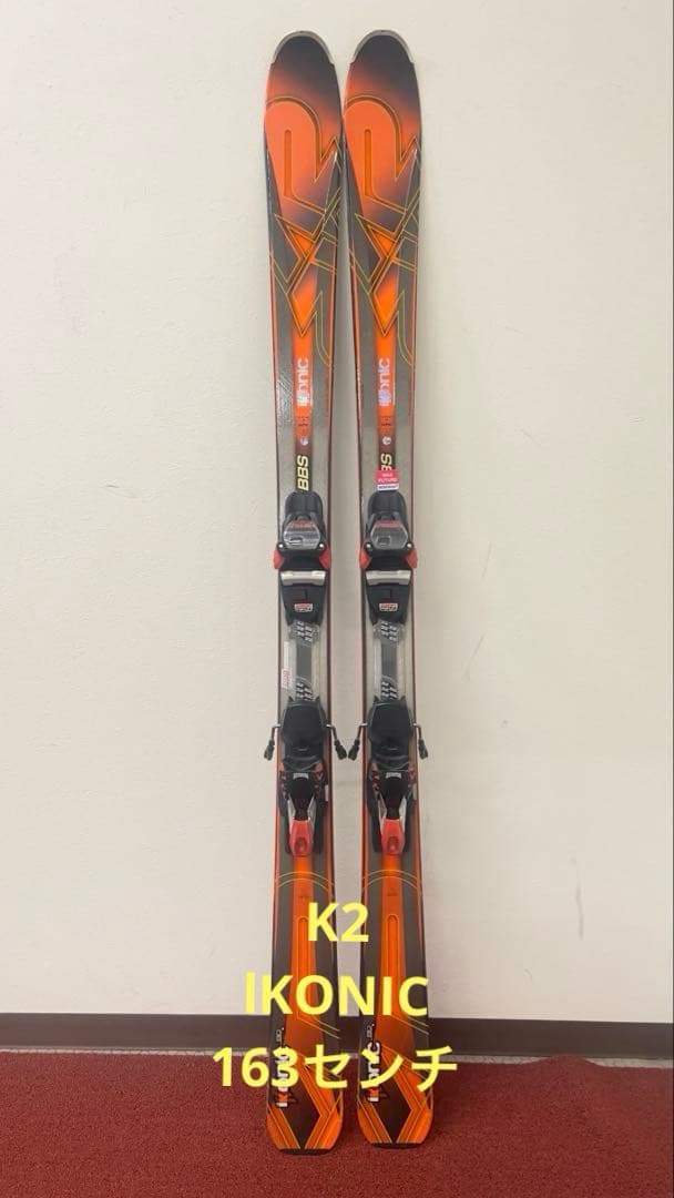 【美品】K2 iKonic 80 スキー板 163cmオールマウンテン