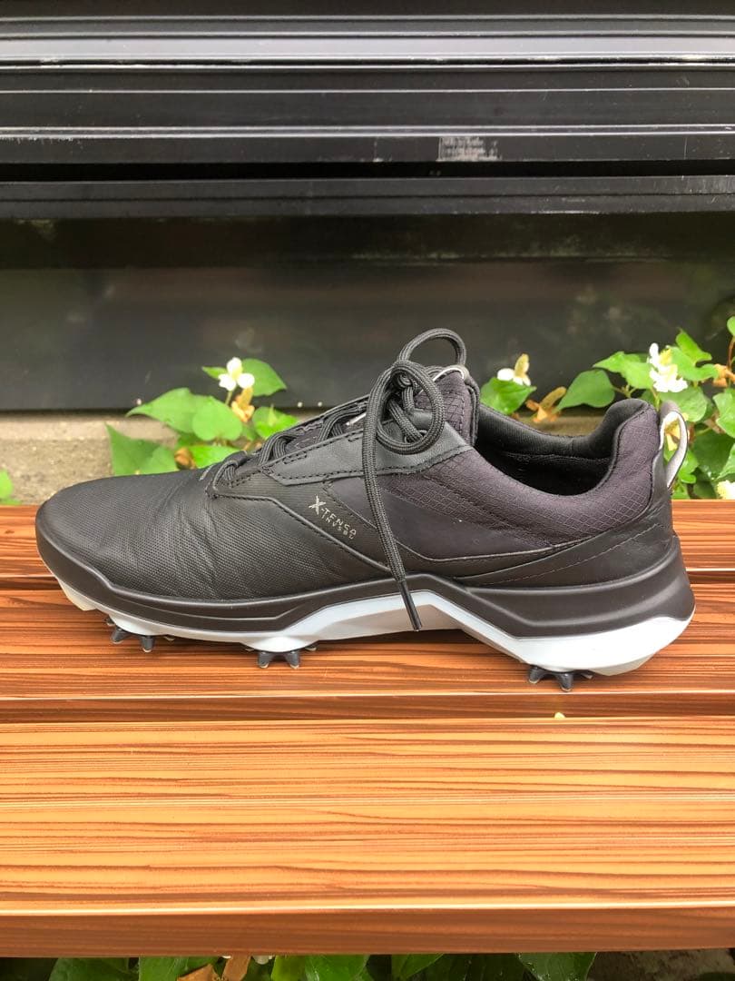 351番超美品ECCO BIOM G5 黒 38 24.0cmソフトスパイク