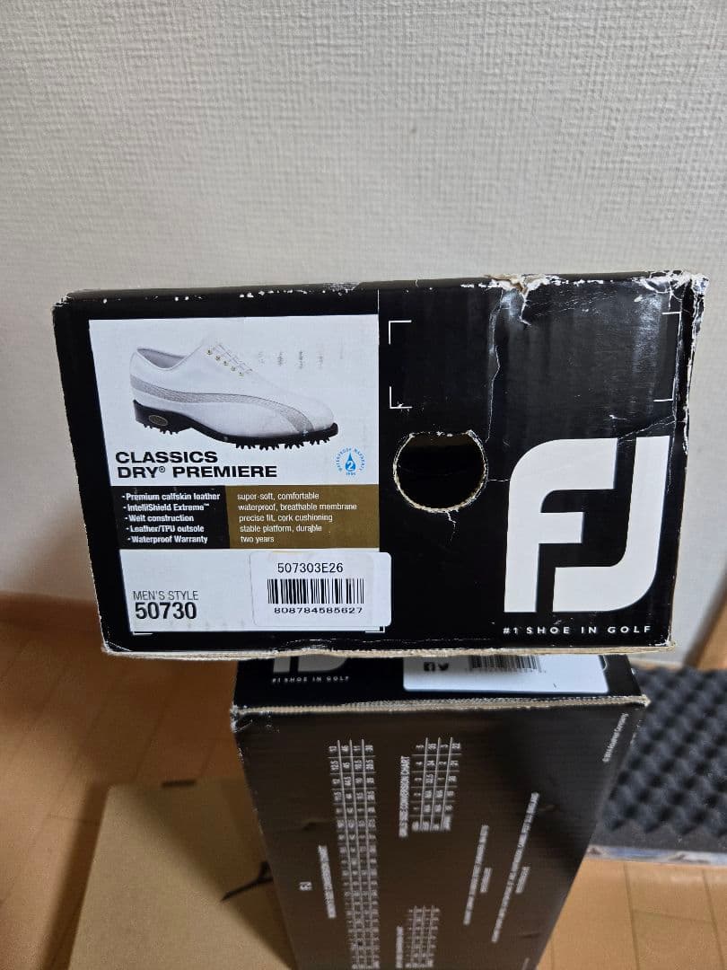 新品 FootJoy フットジョイクラシック革底 ゴルフスパイク 廃盤品