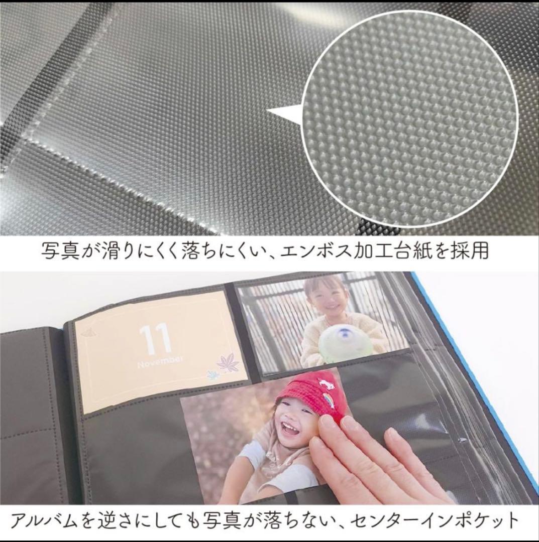 アルバム 3点セット　大容量 見開き12ポケット L判480枚　ナカバヤシ