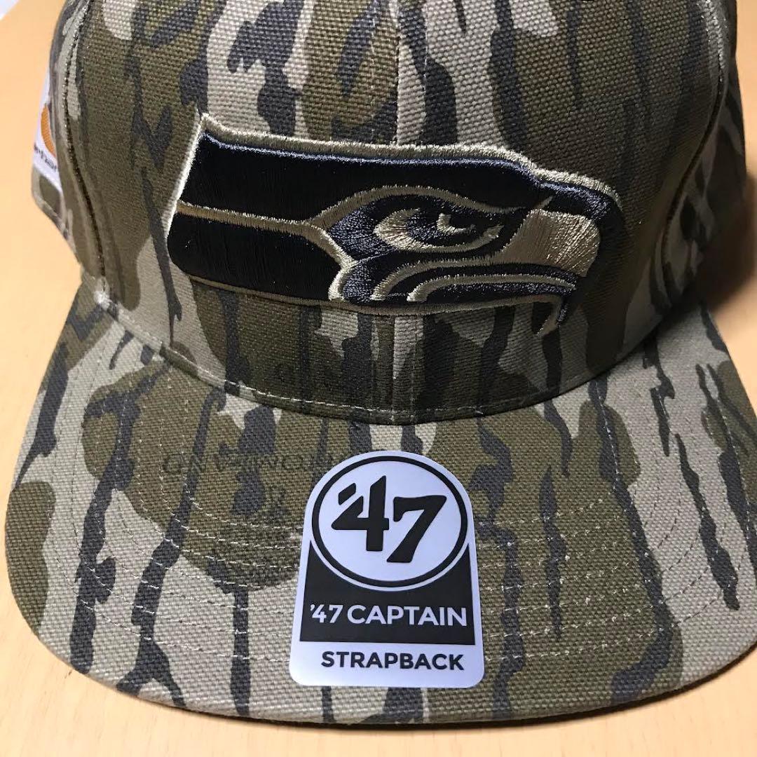 新品★Carhartt x ‘47 x NFL★シアトルシーホークス〜迷彩