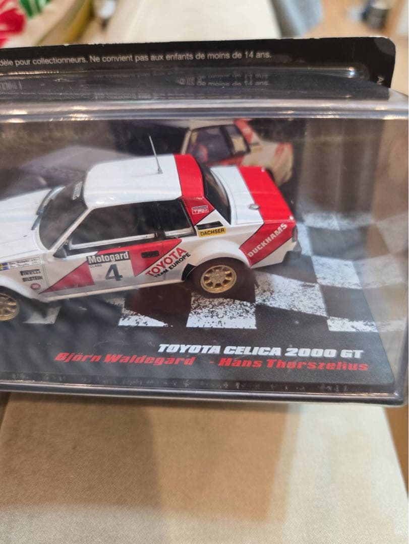 トヨタ セリカ 2000GT #4 ラリーNZ 1982 ワルデガルド 1/43