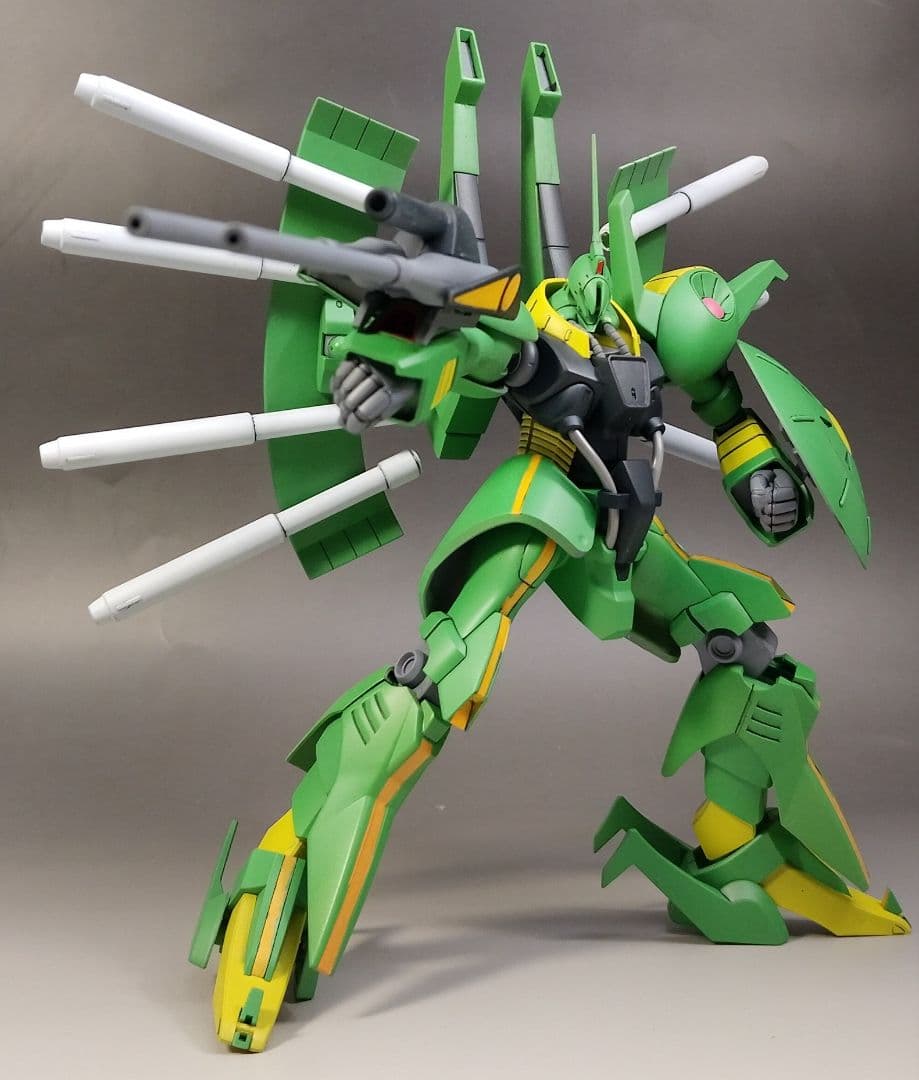 HG HGUC 1/144 パラス・アテネ 徹底 改修 全塗装 完成品 ベース付