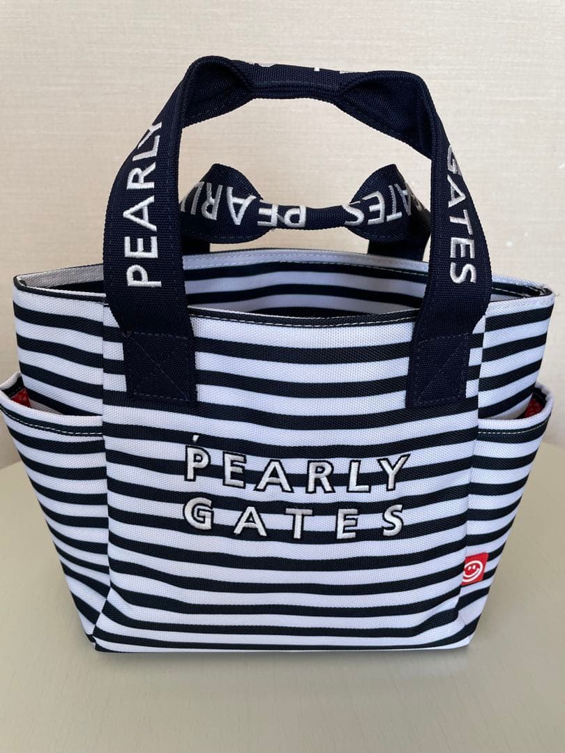 PEARLY GATES ストライプ ゴルフバッグ