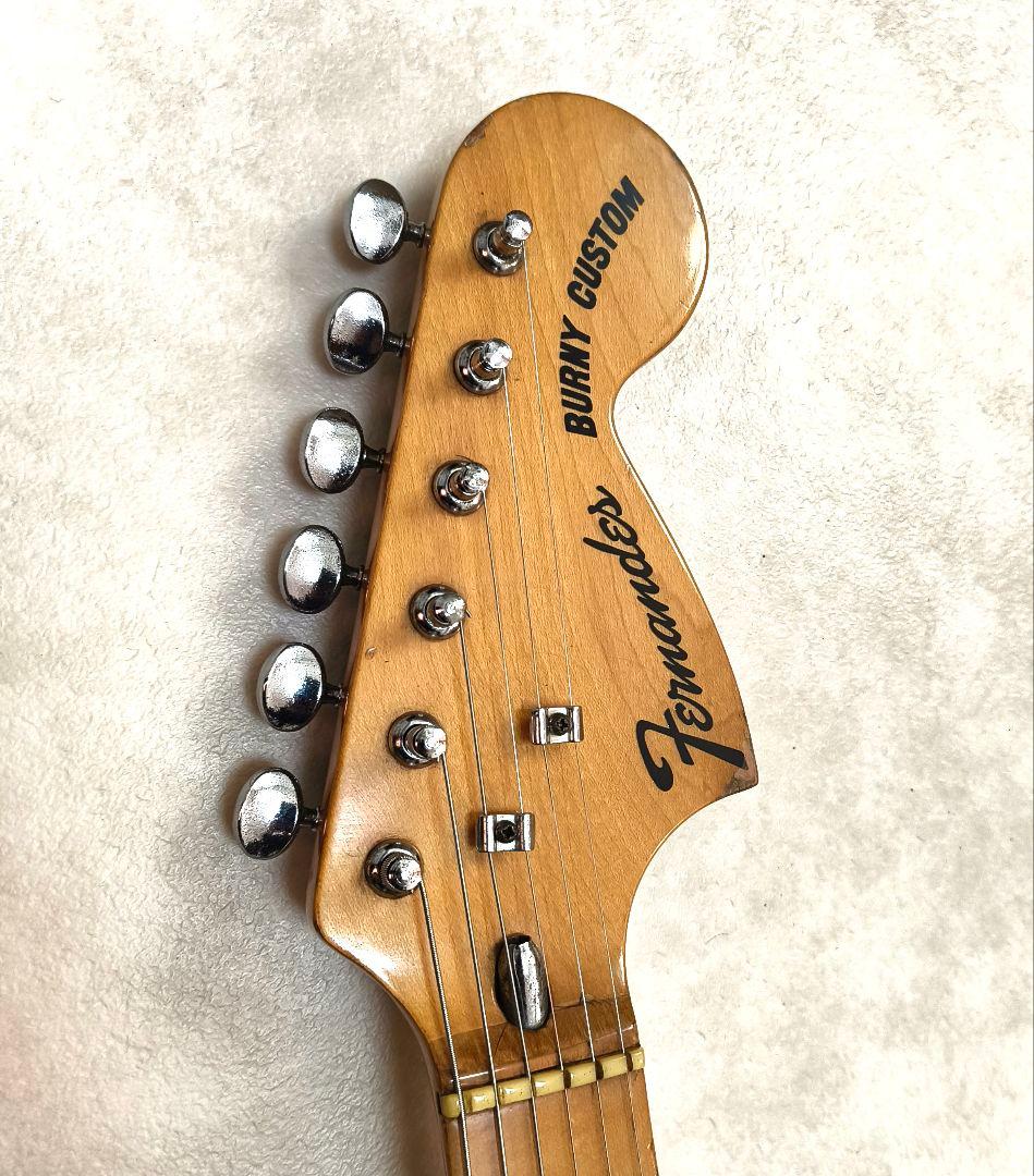 【メンテ済】FERNANDES FST-70 BK ハードケース付き ビンテージ