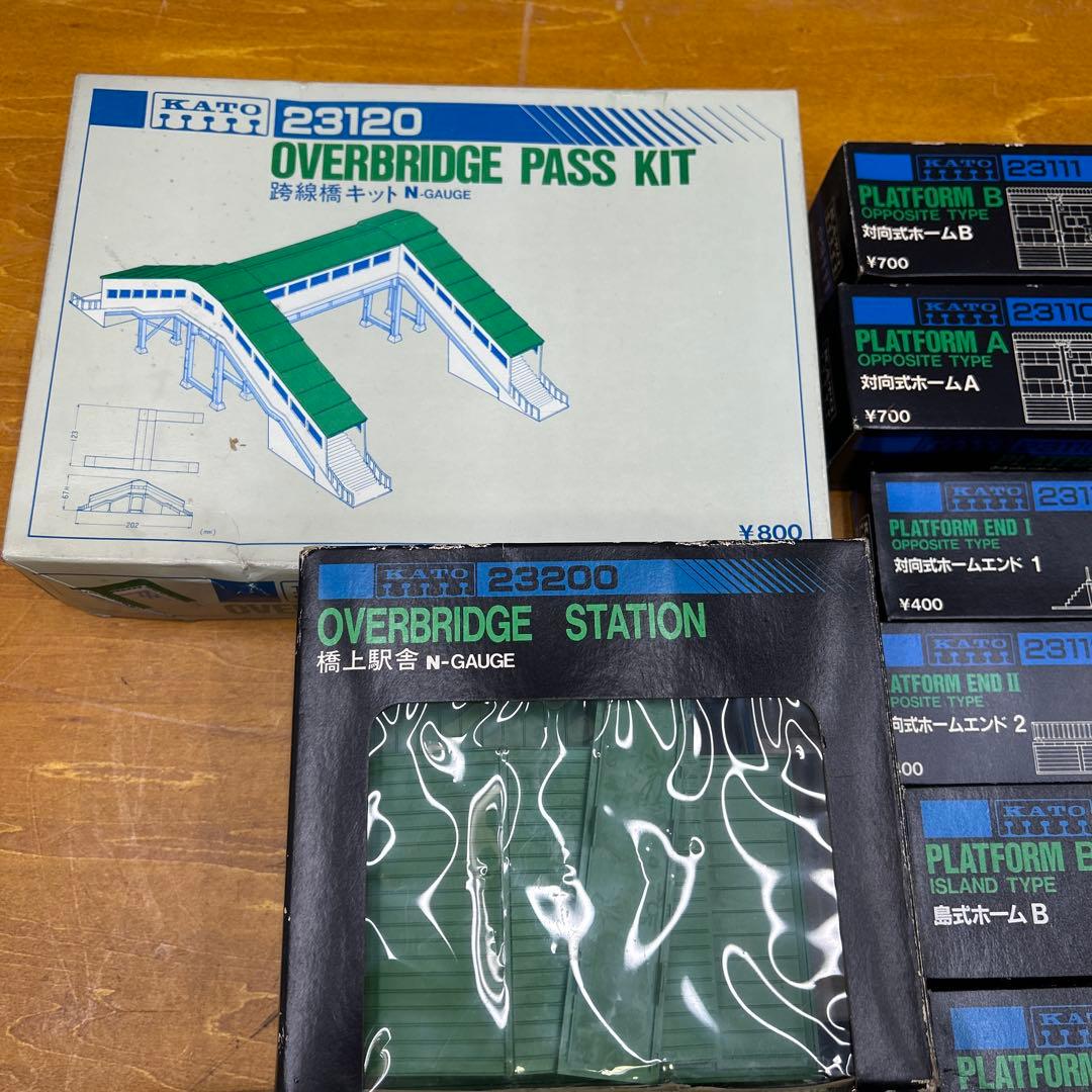 5414【未組立て品】KATO 橋上駅舎 島式ホーム 対向式ホーム 跨線橋