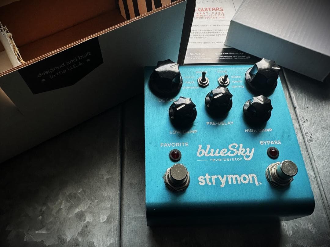 Strymon blueSky ストライモン リバーブ エフェクター 完動品