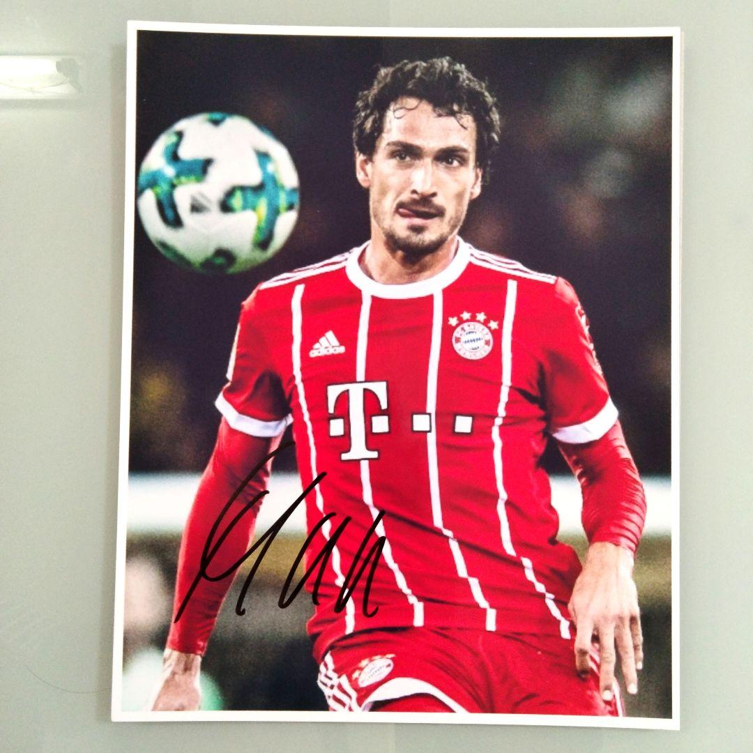 マッツ・フンメルス直筆サイン入り超大型写真…Mats HUMMELS…