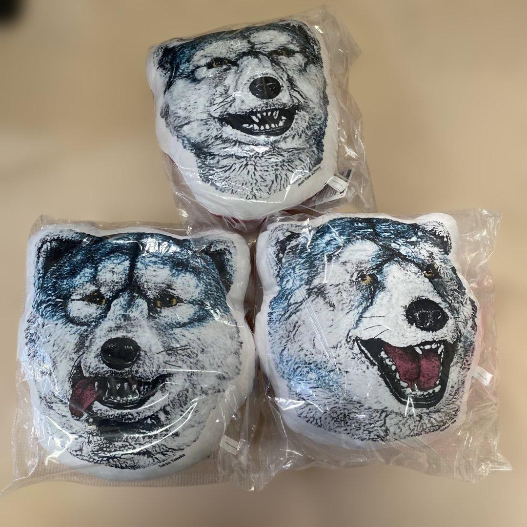 MAN WITH A MISSION 一番くじ　C、E、G賞フェイスクッション
