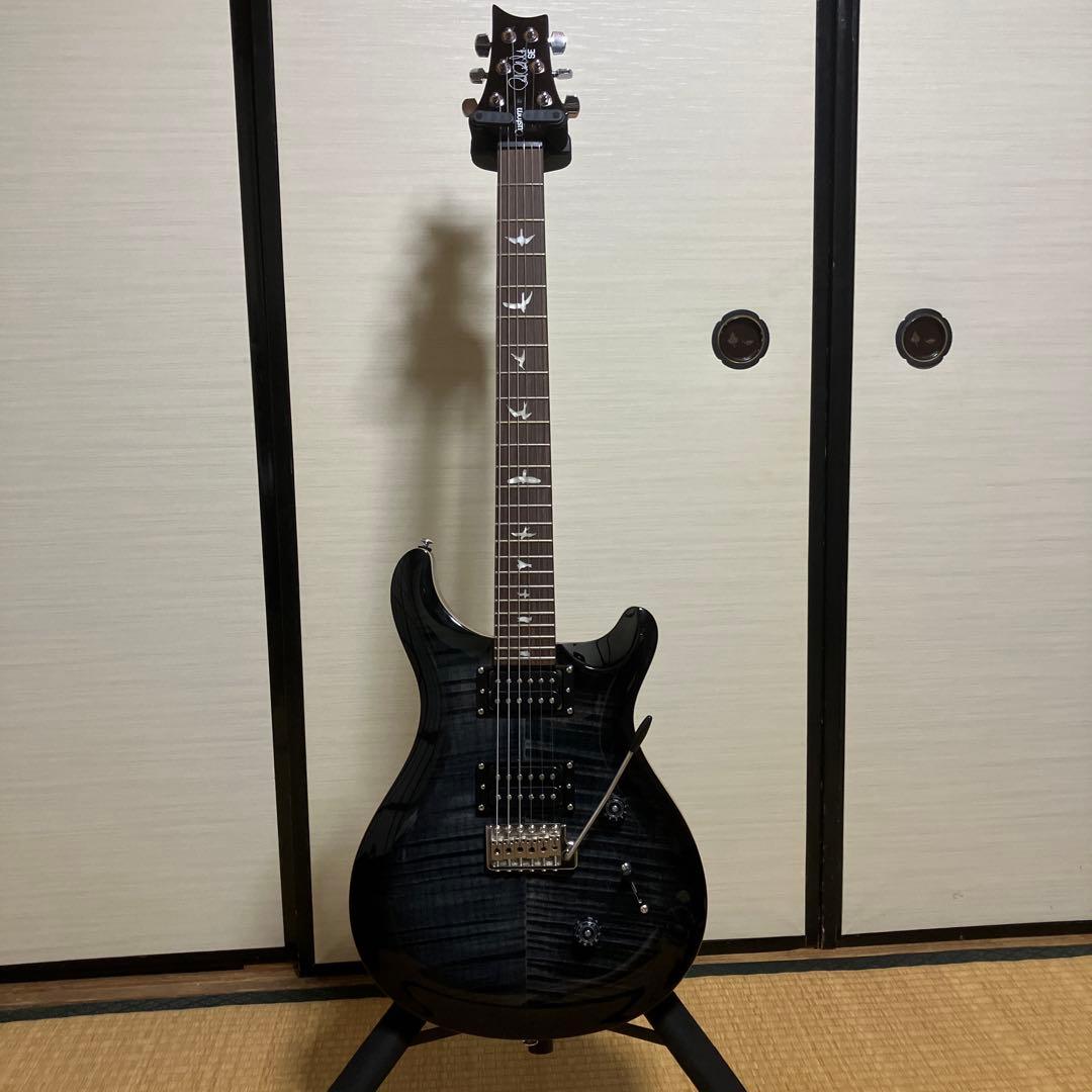 ギター PRS SE custom24 faded gray black