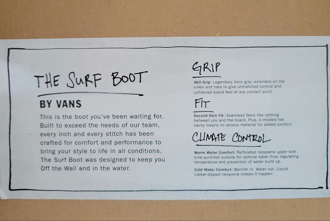 VANS　サーフブーツ
