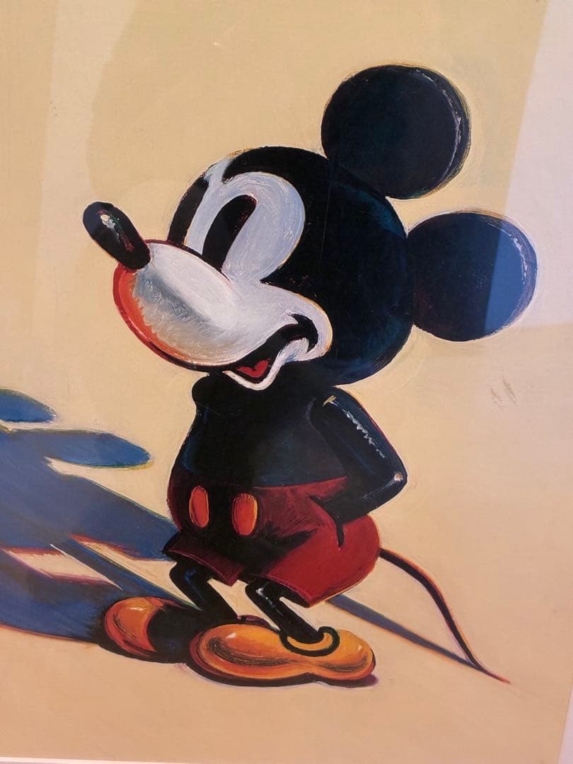 MICKEY MOUSE BY WAYNE THIEBAUD 額入り