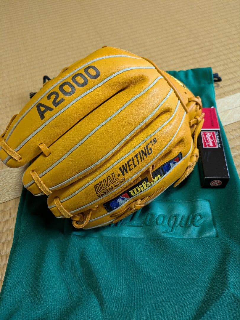 Wilson A2000 軟式グローブ イエロー SG-117