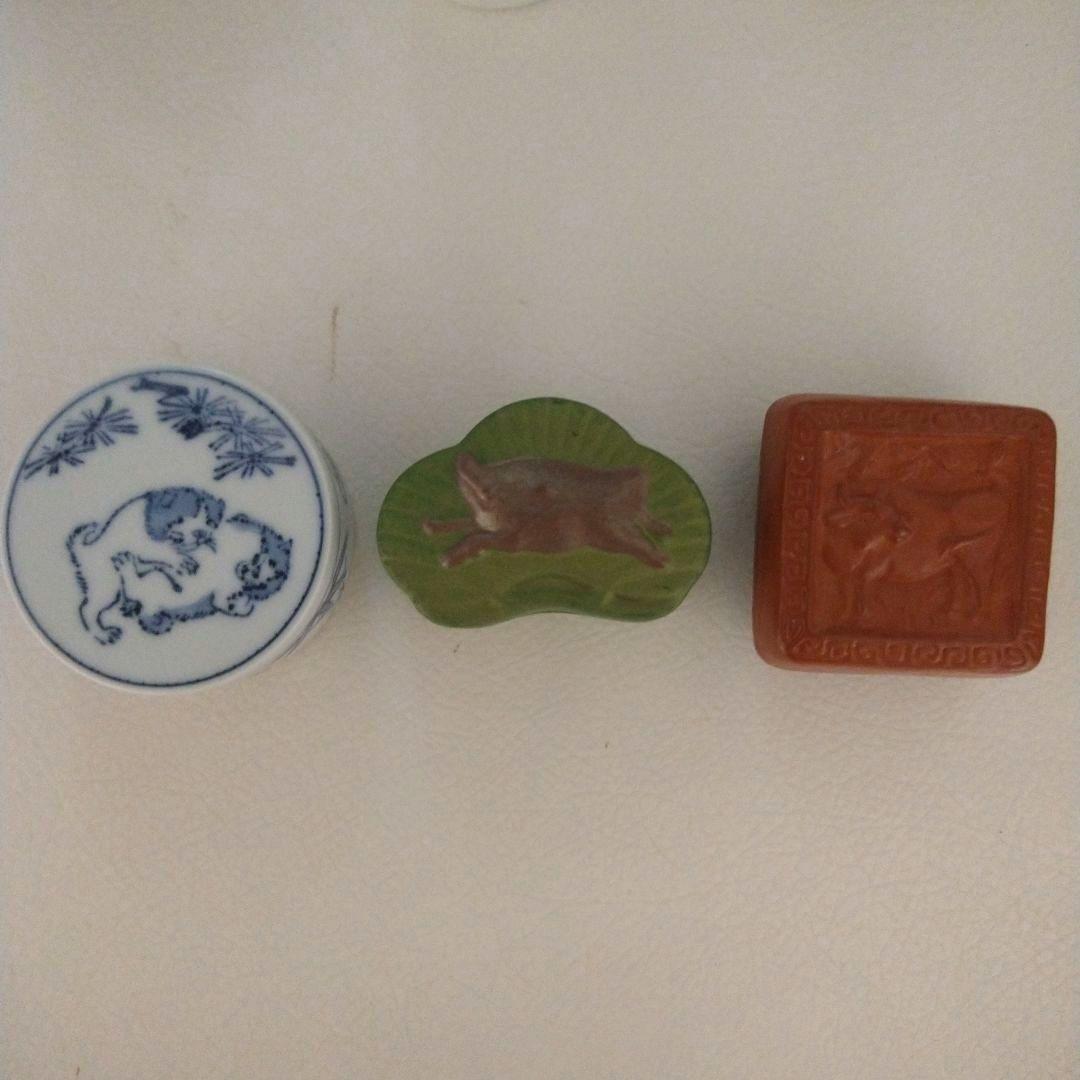 茶道 香合 干支 9個セット