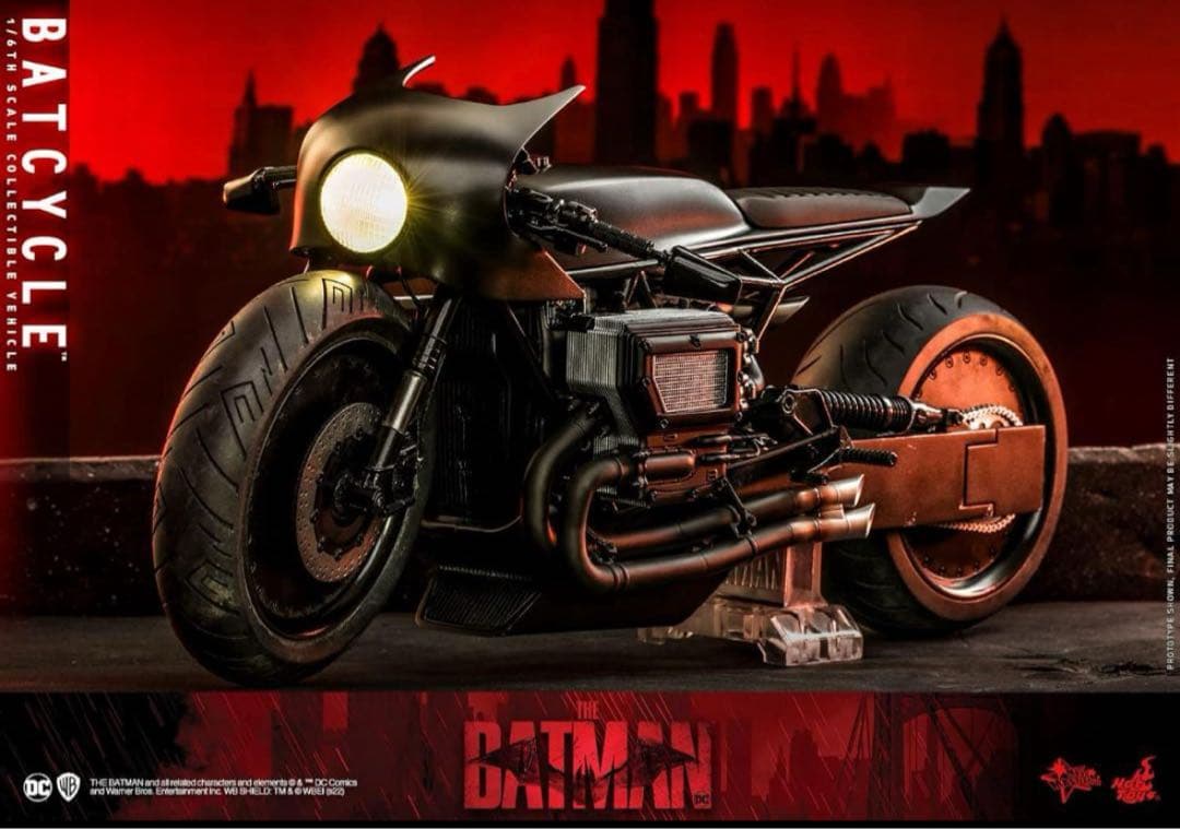 ホットトイズ ムービーマスターピース 1/6 バットマン ＆ バットサイクル