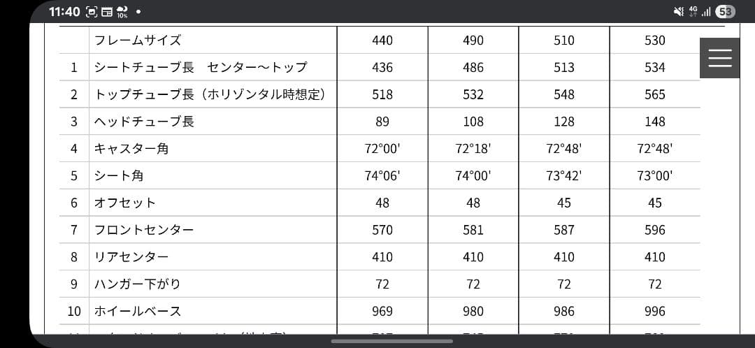 BRIDGESTONE RP9 ロードバイクフレームセット　490mm