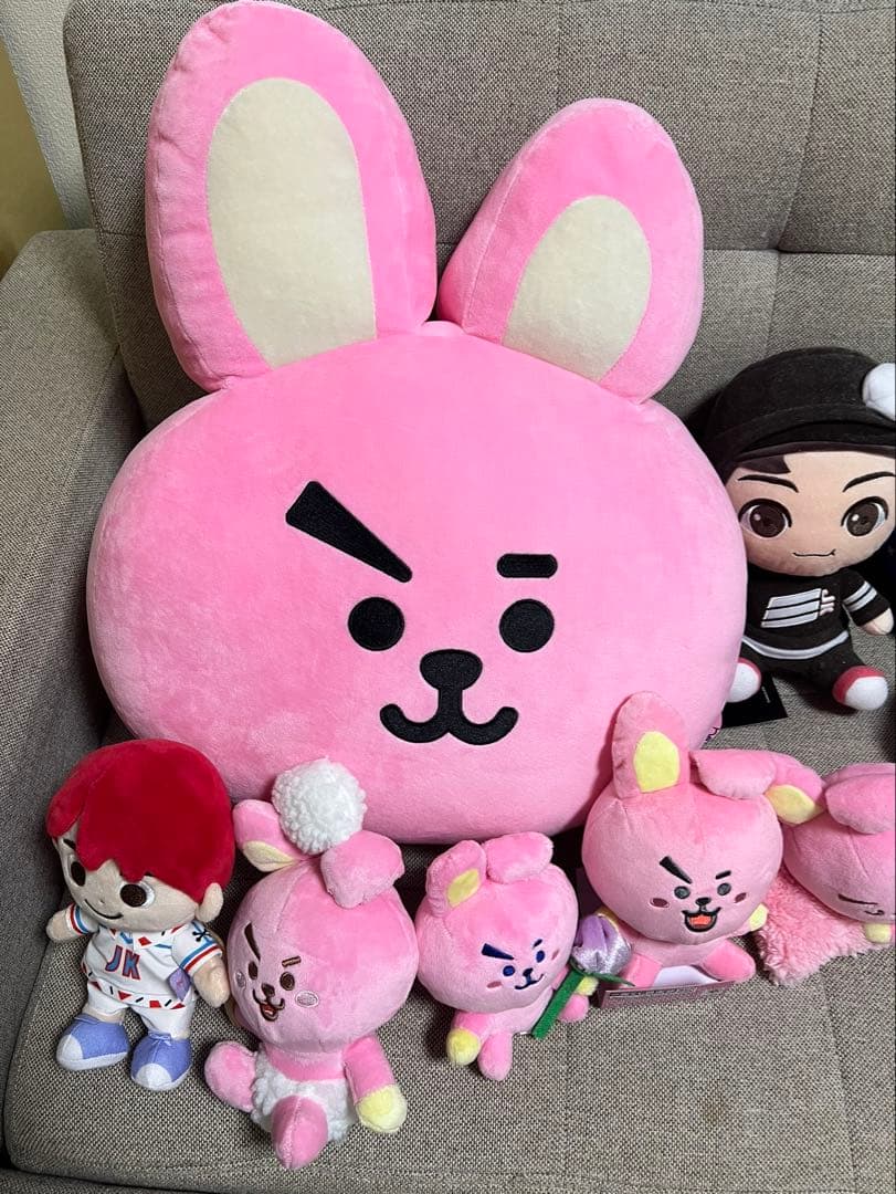 BTS ジョングク COOKY ぬいぐるみ クッション BT21 TinyTan