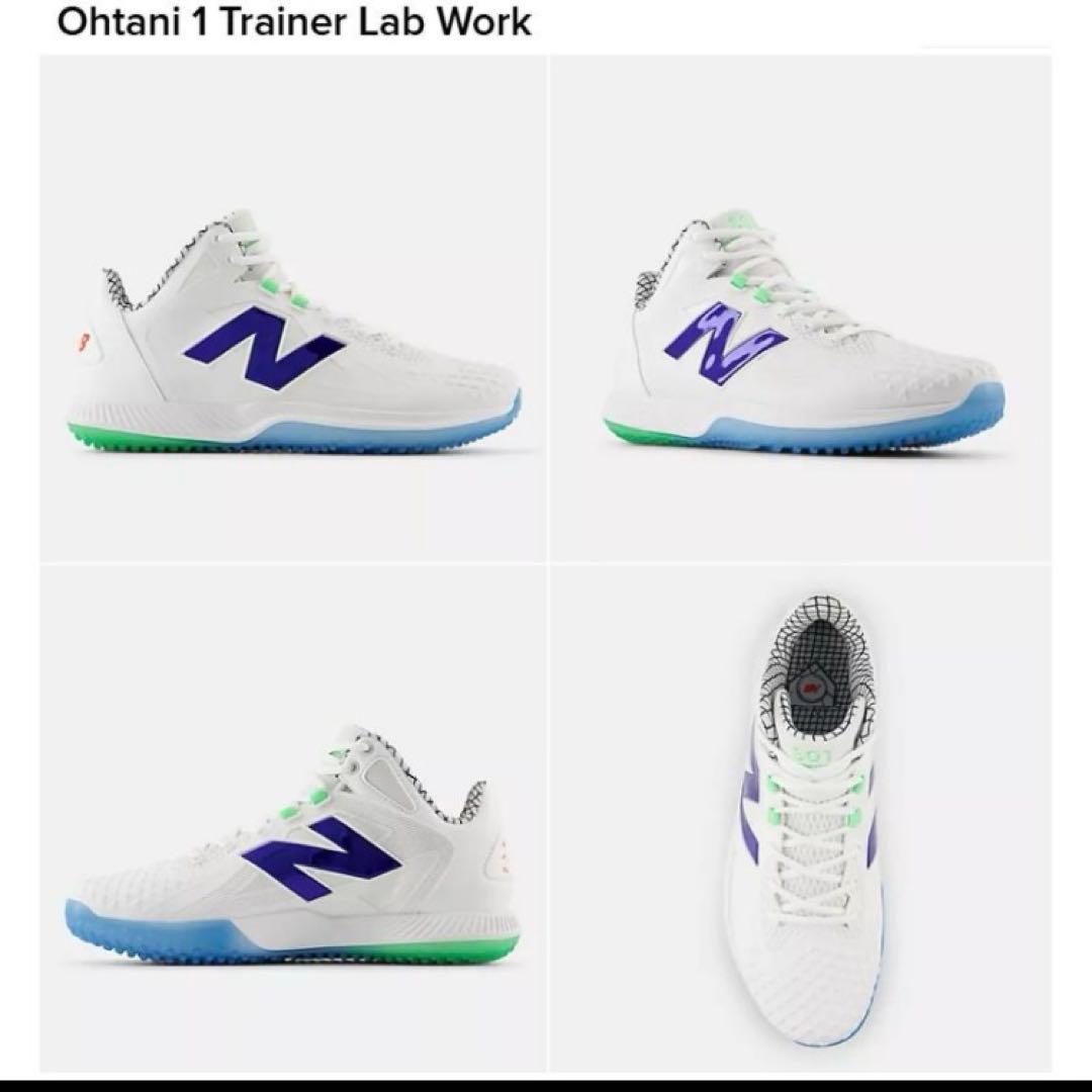 27cm 2E 新品　ニューバランス 大谷翔平モデル　　野球　シューズ　白