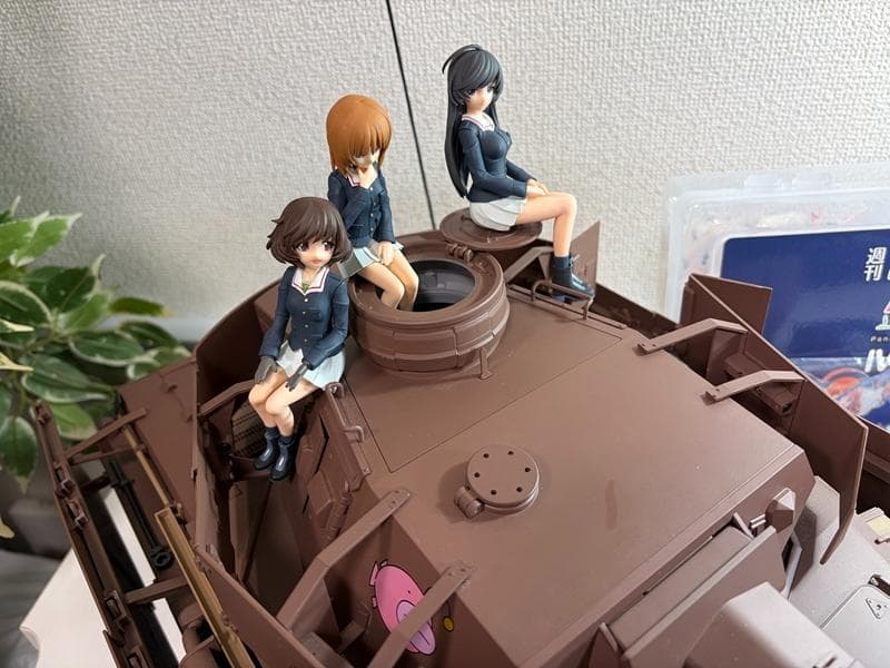 完成品☆アシェット　Ⅳ号戦車H型（D型改）をつくる　ガールズ＆パンツァー