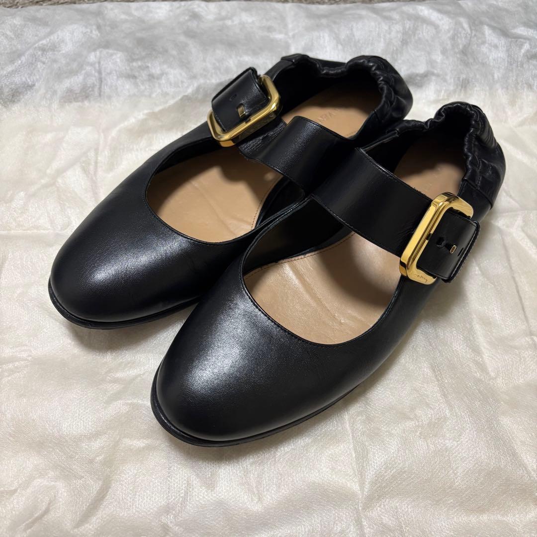 【美品】bottega venata メリージェーン パンプス バレエシューズ