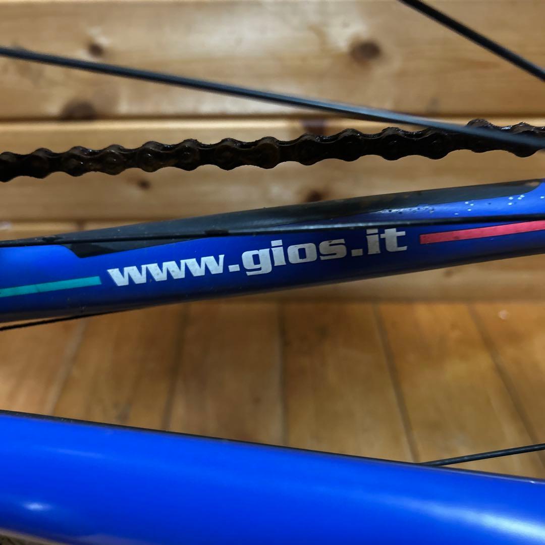 GIOS PURE 青 リアキャリア付き 手渡し大歓迎！千葉県