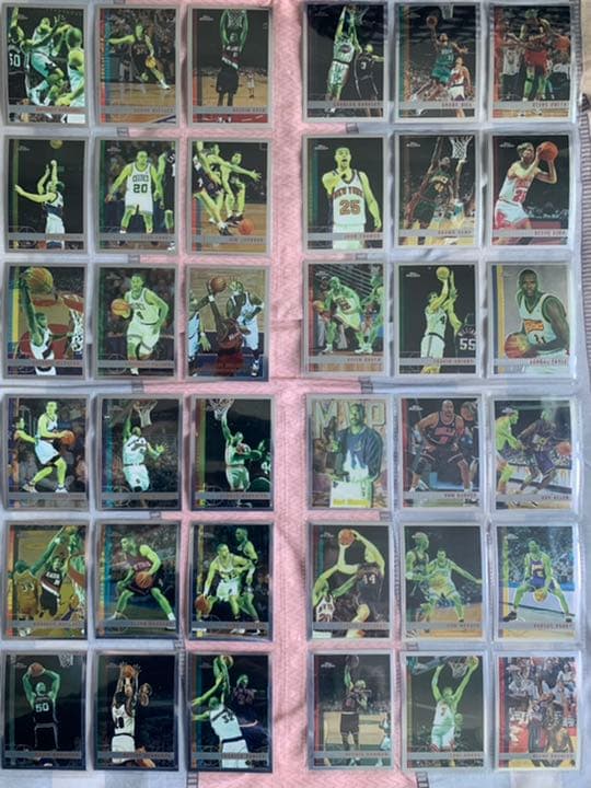 NBAカード1997 topps chrome set kobe bryant