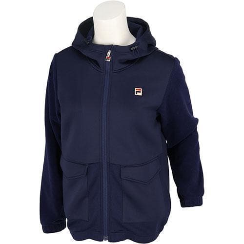 フィラ　FILA　テニスウェア　レディース　フルジップパーカー　M　ネイビー
