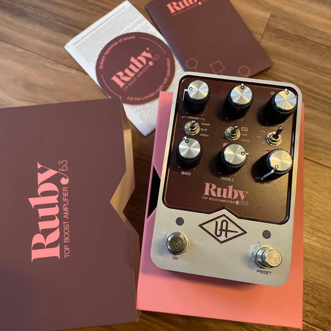 ギター UAFX Ruby Top Boost Amplifier 63