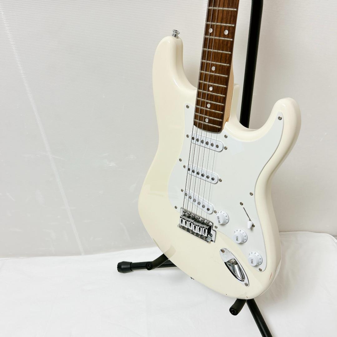 美品 Squier スクワイヤー Stratocaster ストラト ホワイト