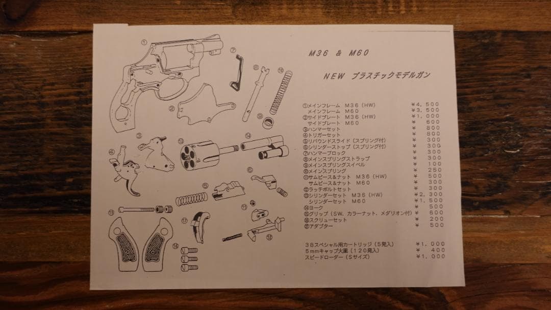 コクサイ　M36　HEAVY WEIGHT　ヘビーウエイト　モデルガン