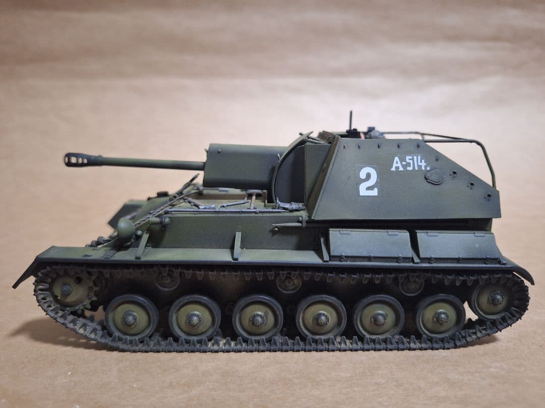 ソビエト T34/76戦車1943年型 自走砲 SU-76M 1/35