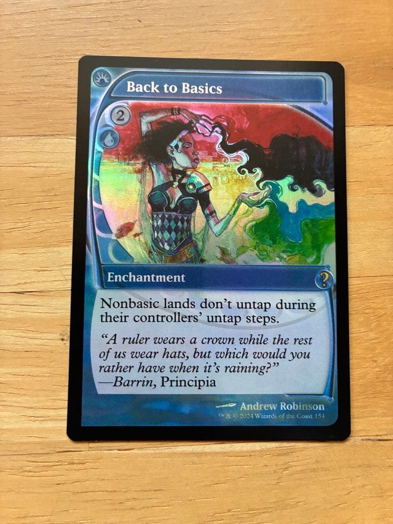 基本に戻れ　back to basic foil