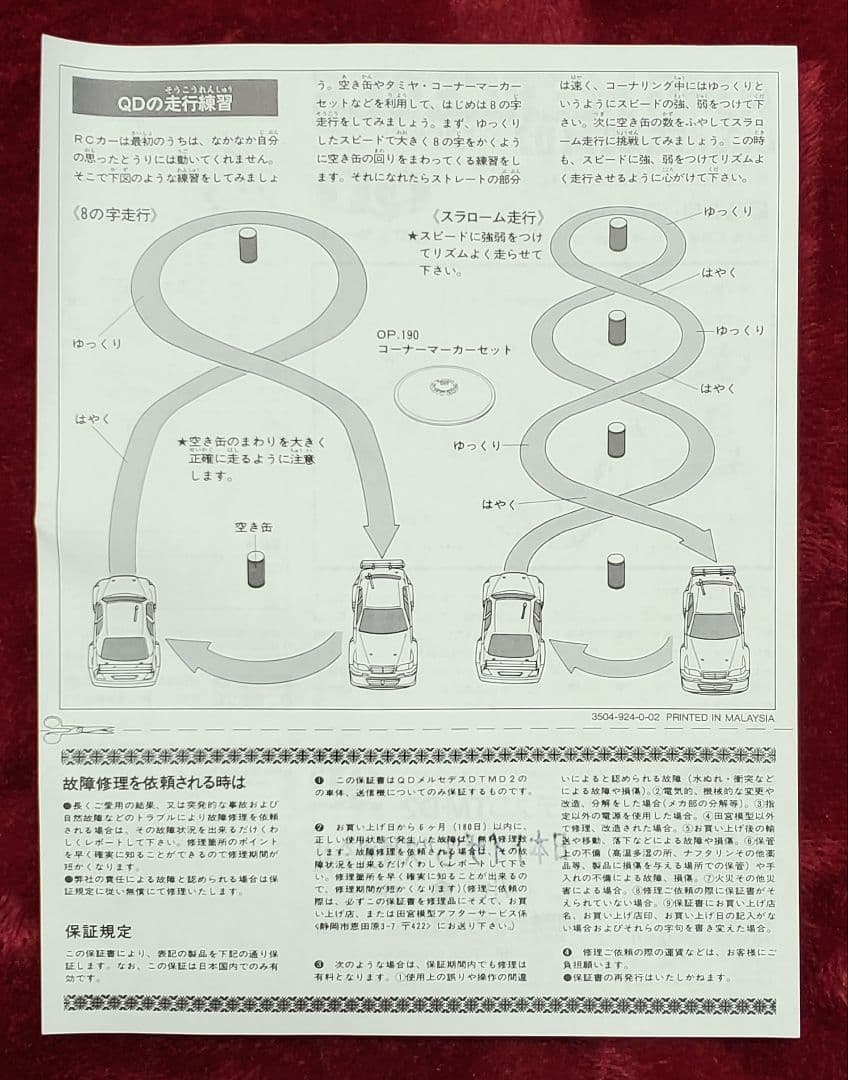 T*I様 【1995年当時物】タミヤ☆1/12『AMGメルセデスCクラスDTM・