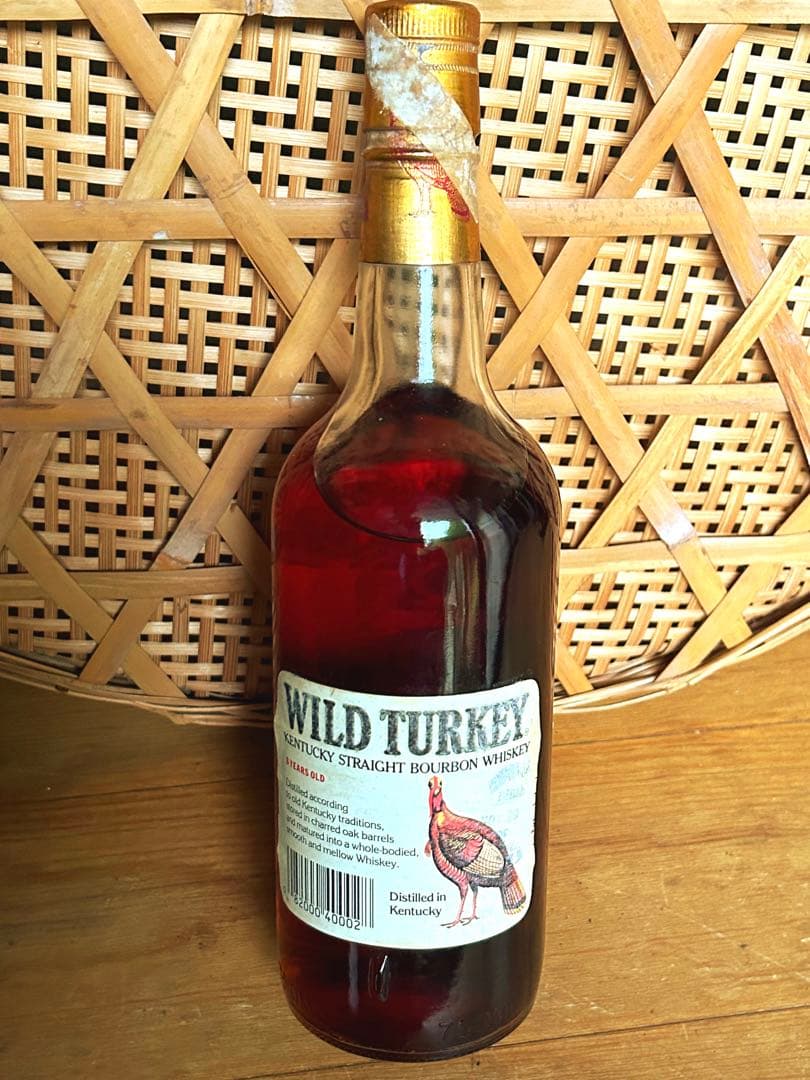 極上のレア酒　WILD TURKEY 8年　旧旧ラベル