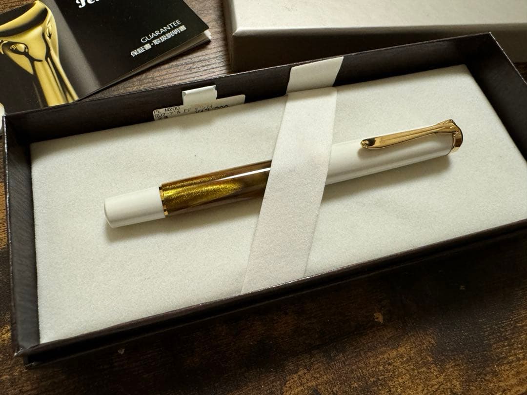 Pelikan M200 ゴールドマーブル　万年筆　EF
