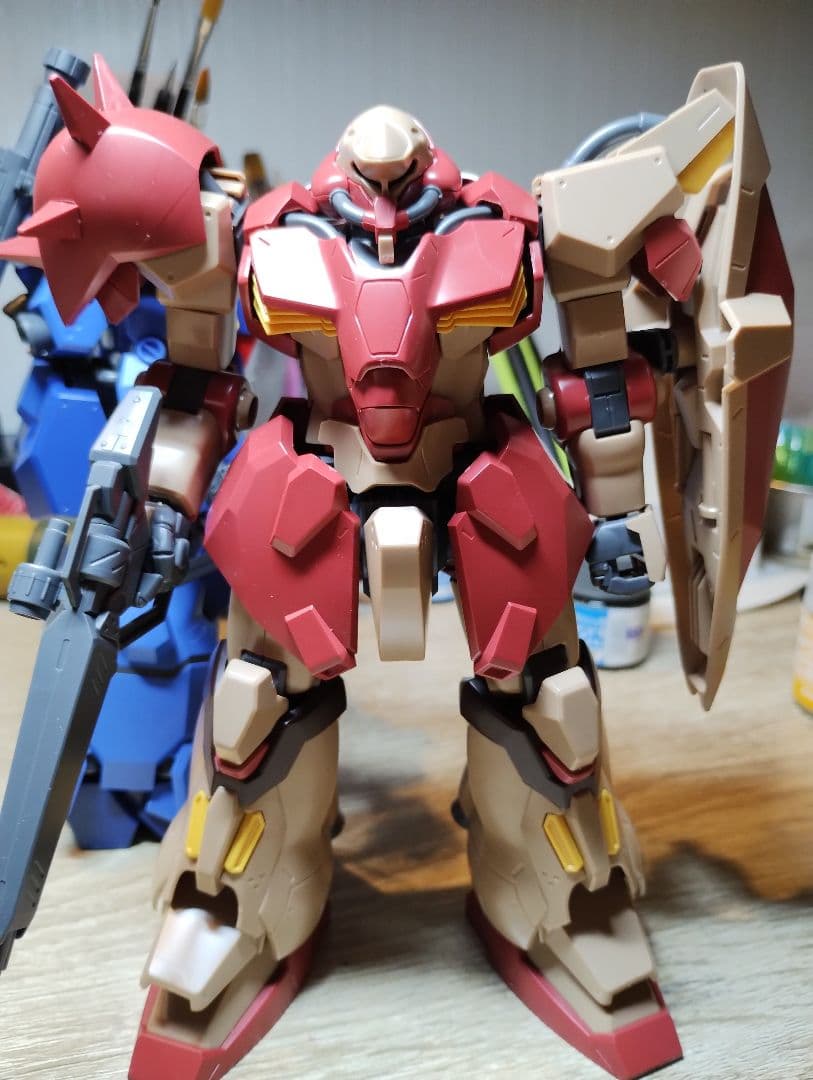 HG メッサー　グスタフ・カール　組み立て済み＋ガルバルディβクリアカラー