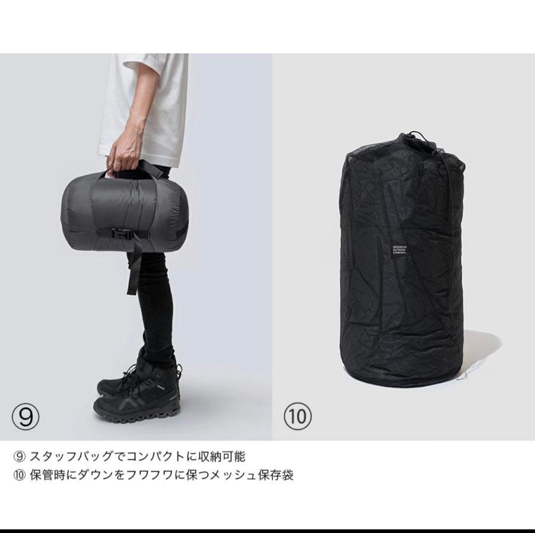 BROOKLYN OUTDOOR COMPANY シュラフ 600g