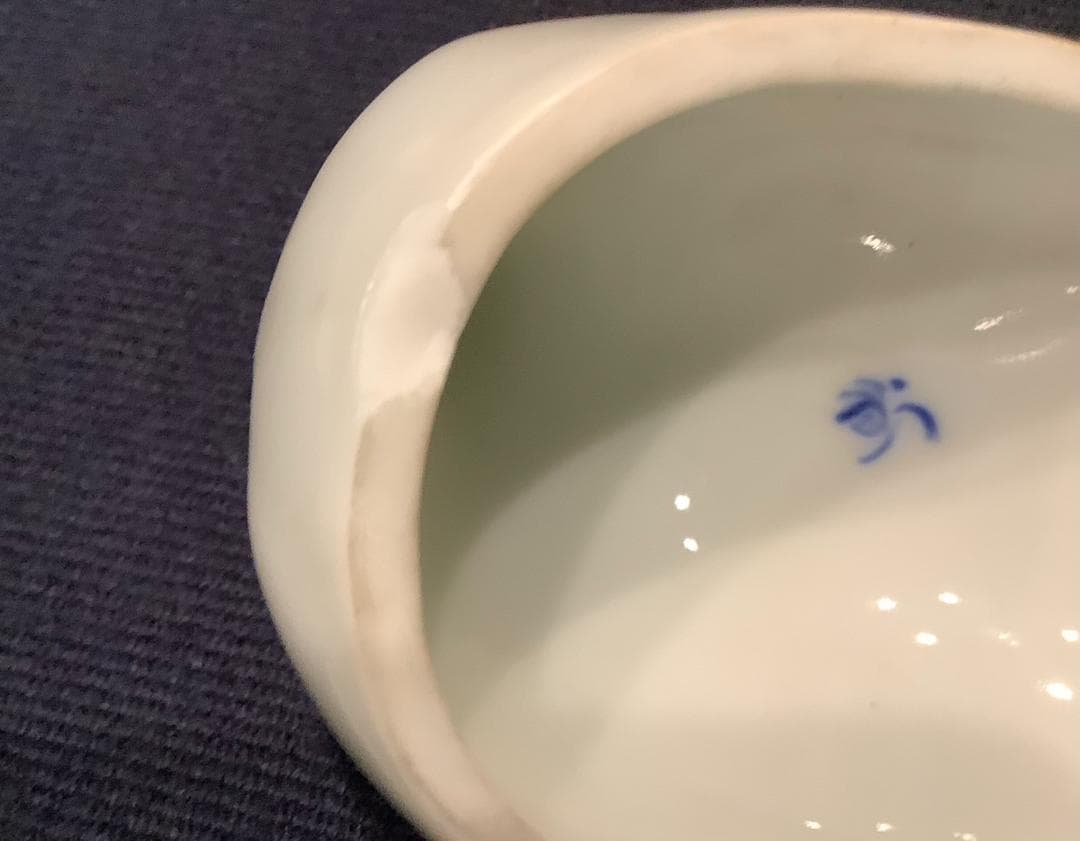 【香蘭社】香合　鶏　陶器　骨董　茶道具　明治時代物