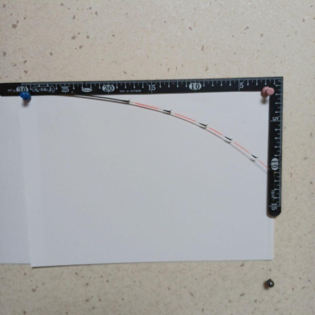 自作筏ちぬ竿　1.46m　瀬川彦次仕様グラスファイバー