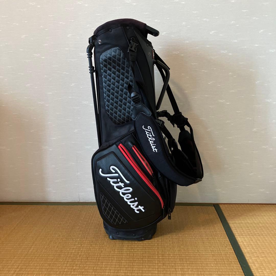 Titleist キャディバッグ ブラック/レッド
