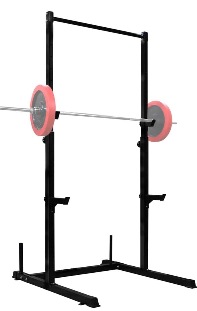 バーベルラック 9段階調整可能 ブラック
